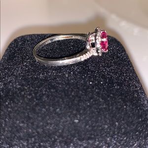 Kay Jewelers | Jewelry | Labcreated Ruby Heart Ring Kay 1 Ct Diamonds ...
